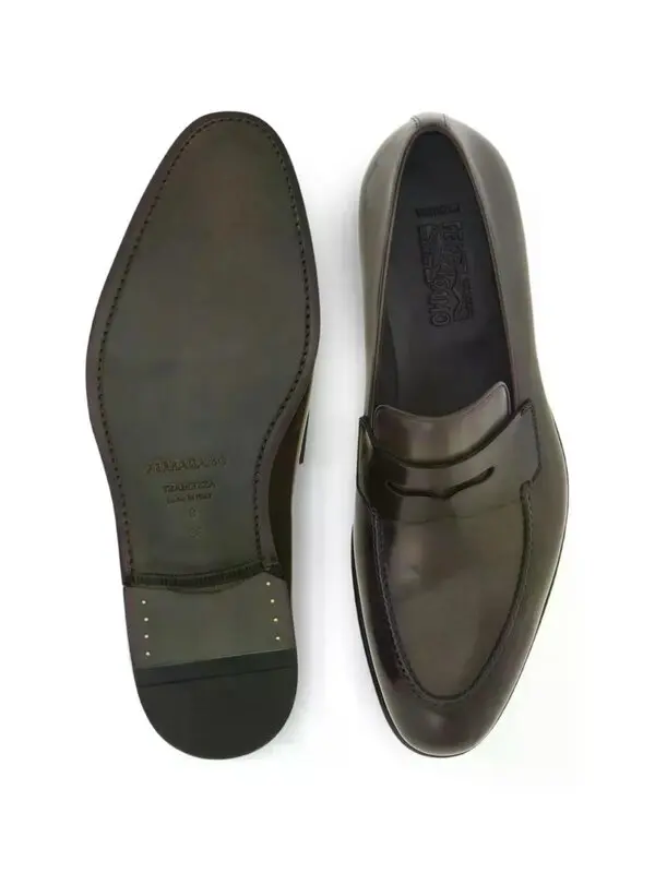 FERRAGAMO Tramezza Penny Loafers