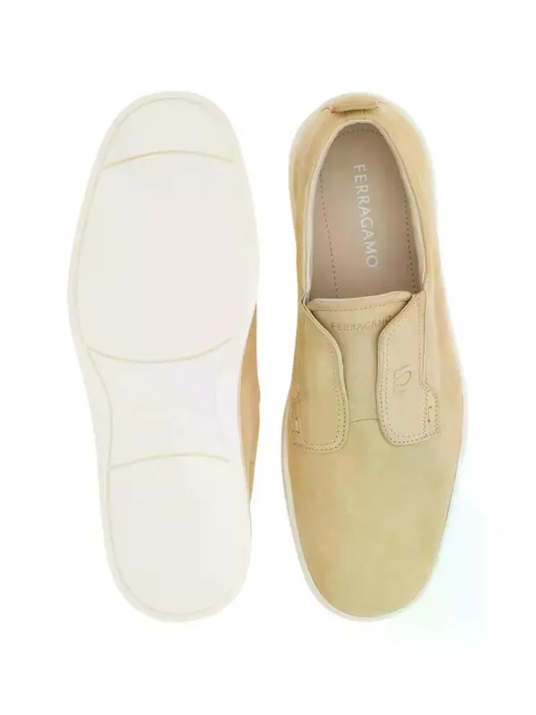 FERRAGAMO Gancini Detail Slip-on Sneakers