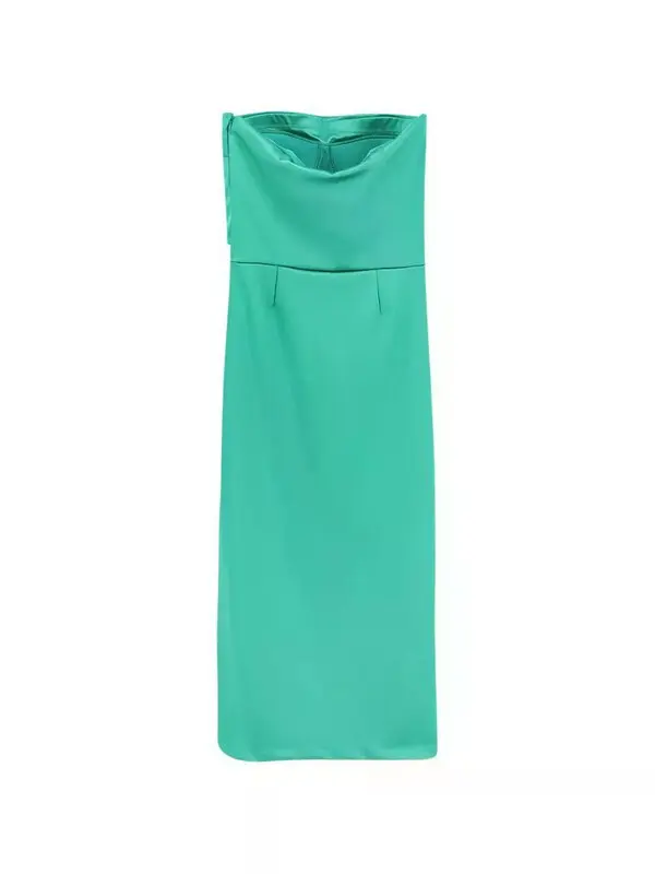 Chiara Boni La Petite Robe Strapless Midi Dress