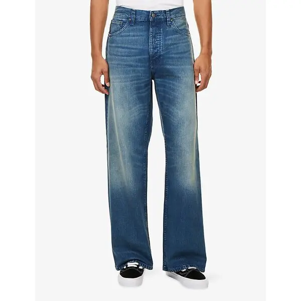 Nudie Jeans Loud Larry Wide-leg Denim Jeans