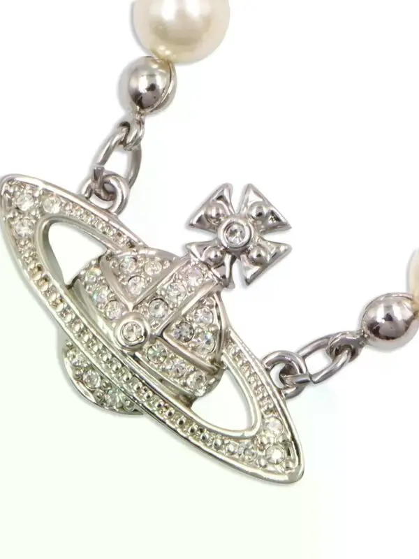 VIVIENNE WESTWOOD Mini Bas Relief Pearl Necklace
