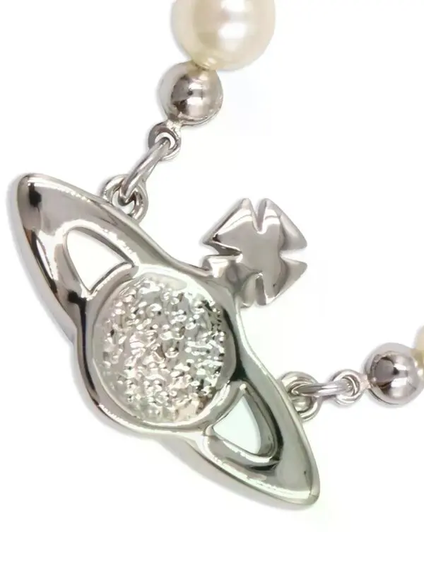 VIVIENNE WESTWOOD Mini Bas Relief Pearl Necklace