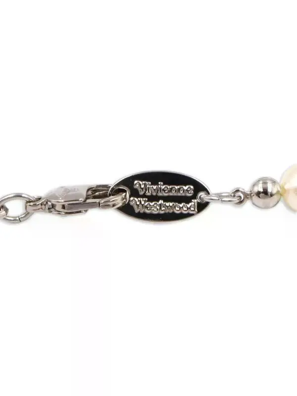 VIVIENNE WESTWOOD Mini Bas Relief Pearl Necklace