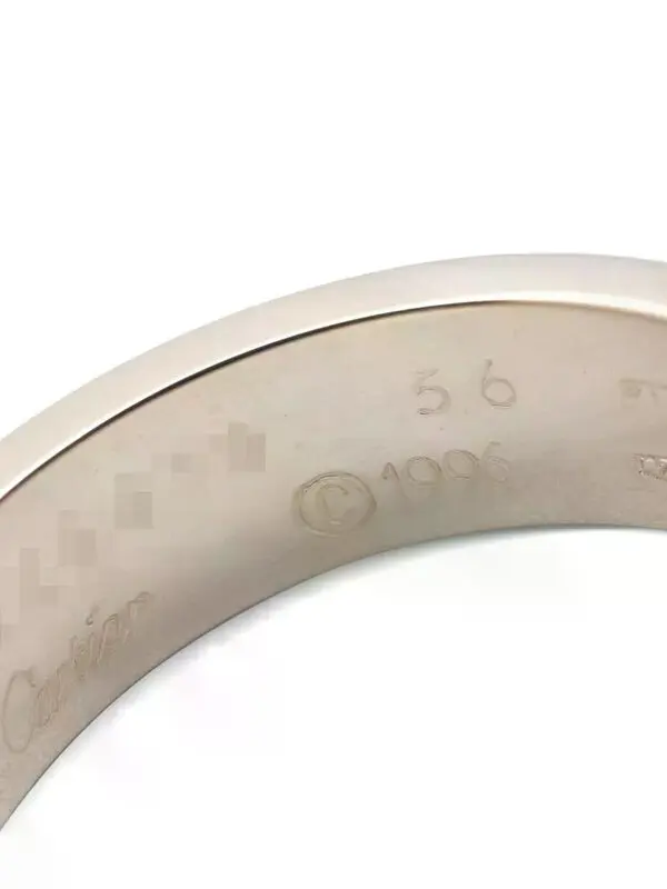 Cartier 1996 Love Ring In 18k White Gold
