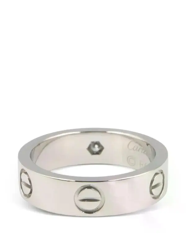Cartier Platinum Diamond Love Ring
