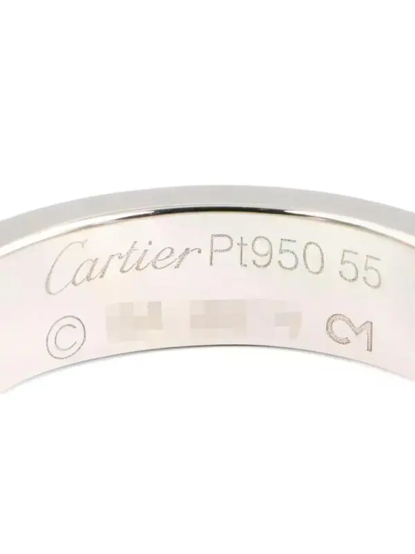 Cartier Platinum Diamond Love Ring