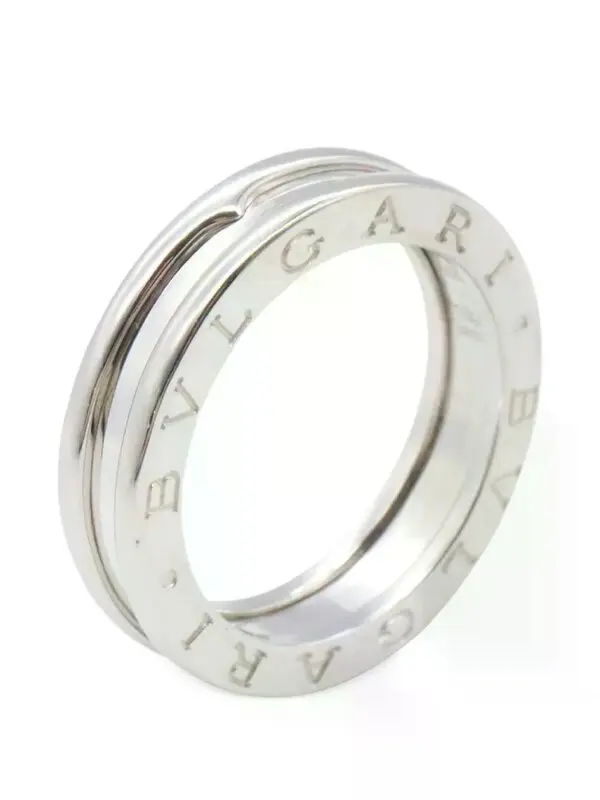 BVLGARI B.zero1 18k White Gold Band Ring
