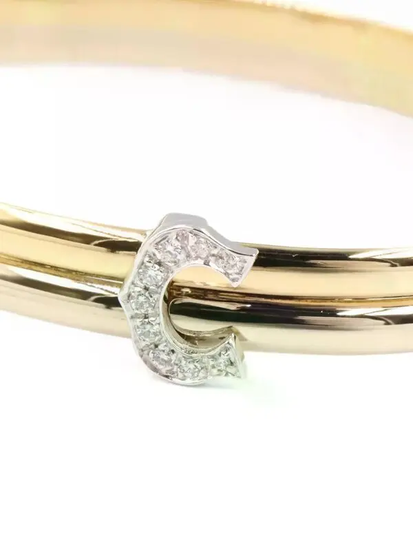 Cartier 18k Yellow And White Diamond Bracelet