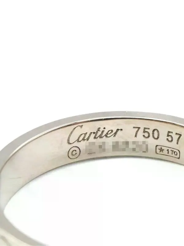 Cartier 18k White Gold Love Ring