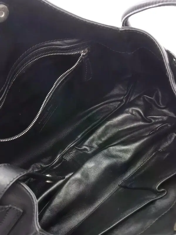 Dior Leather Cannage Lace-up Pocket Shoulder Bag