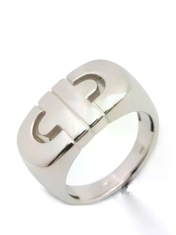 BVLGARI Parentesi Ring In 18k White Gold