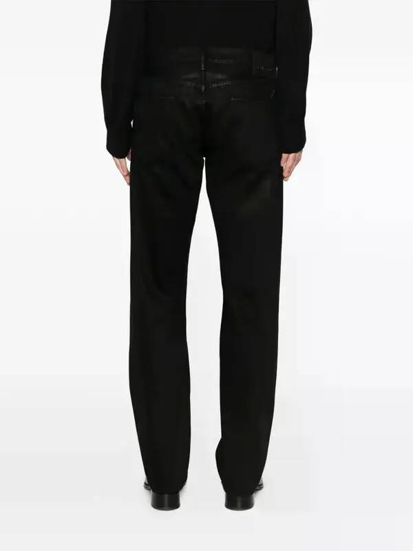 TOM FORD Coated Straight-leg Trousers