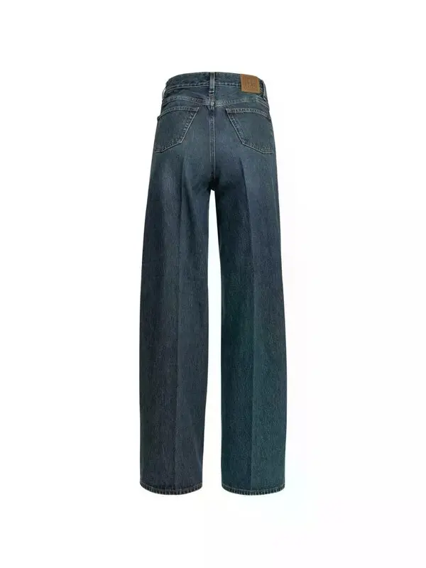 TOTEME Pressed-crease Wide-leg Jeans - Blue