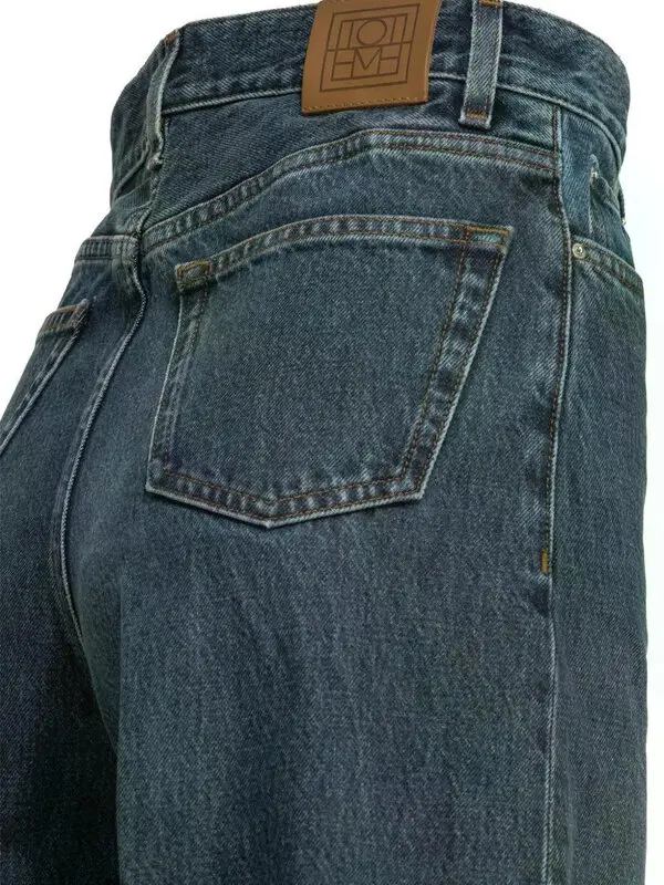 TOTEME Pressed-crease Wide-leg Jeans