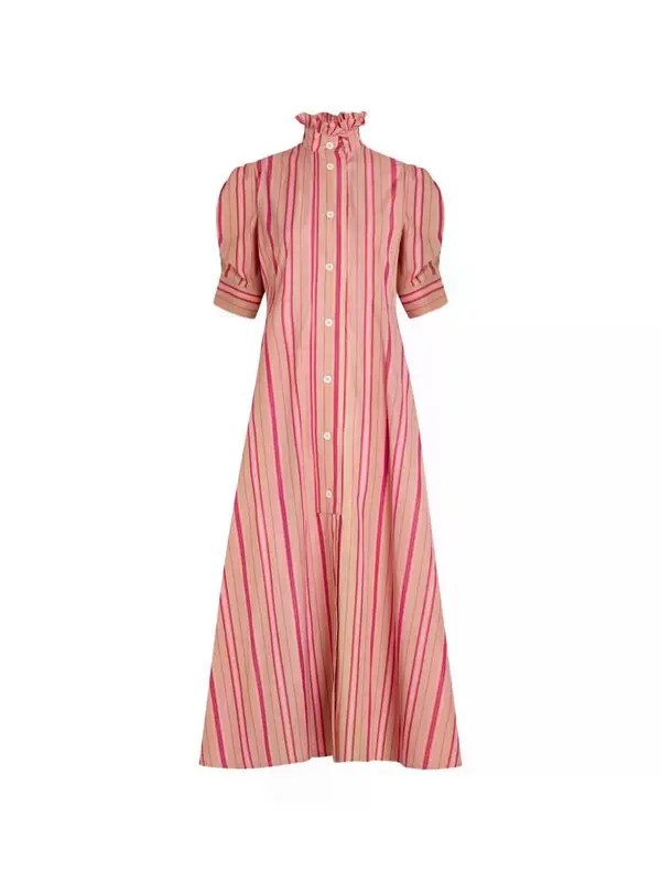 Thierry Colson Venetia Striped Midi Dress