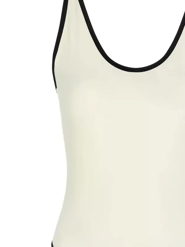 SOLAQUA Contrast Trim Swimsuit