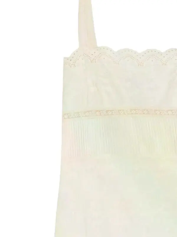 SOLAQUA Milla Broderie-anglaise Maxi Dress - Neutrals