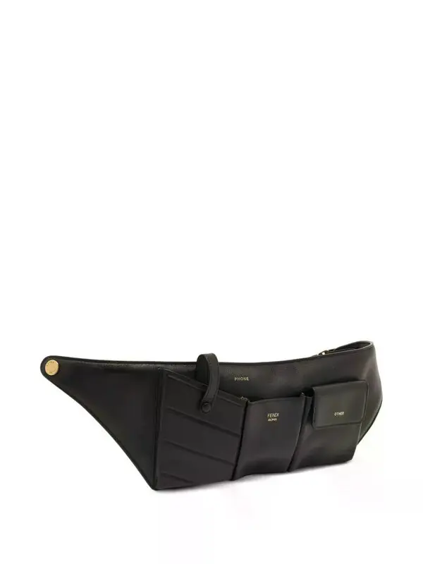 Fendi Multi-pocket Belt Bag - Black