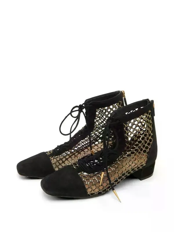 Dior D-naughtily Lace-up Ankle Boots