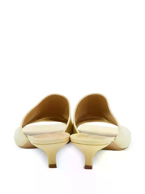 Bottega Veneta Leather Square Toe Sandals