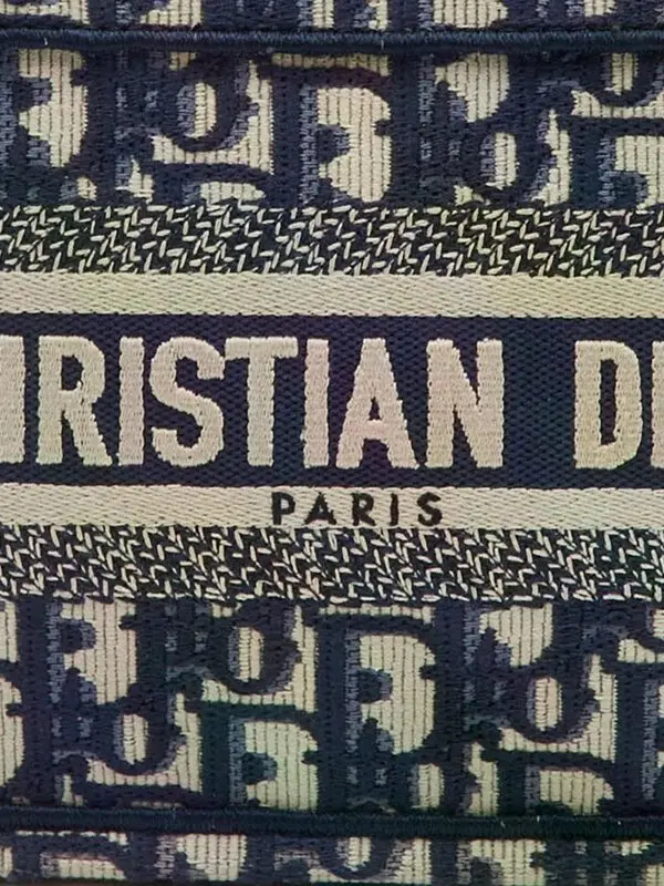 Dior Book Tote Oblique Canvas Tote Bag