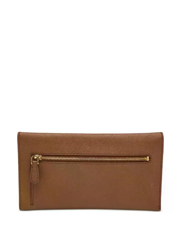 Prada Saffiano-leather Envelope Wallet
