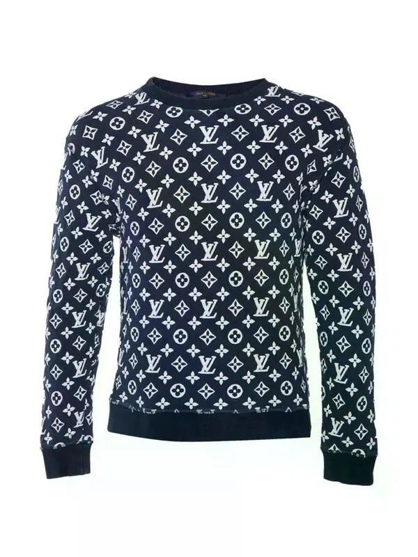LOUIS VUITTON Monogram Jacquard Knit Sweater