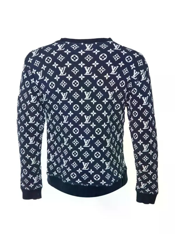 LOUIS VUITTON Monogram Jacquard Knit Sweater