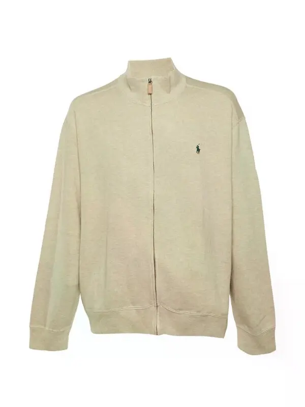 Polo Ralph Lauren Zip-front Knit Cardigan - Neutrals