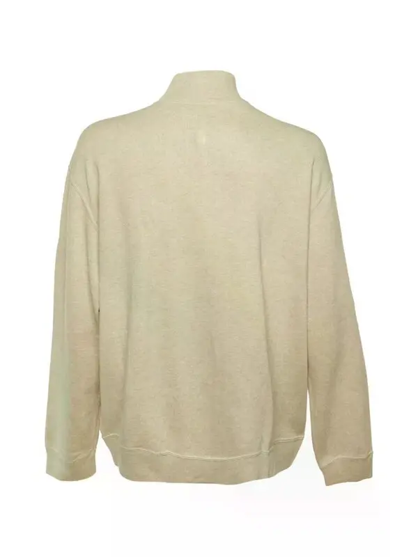 Polo Ralph Lauren Zip-front Knit Cardigan - Neutrals