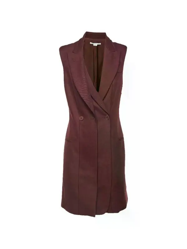 Stella McCartney Double-breasted Coat Dress - Red