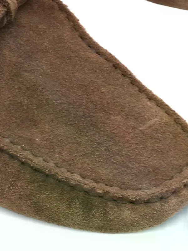 TOD'S Suede Loafers With Bow Detail