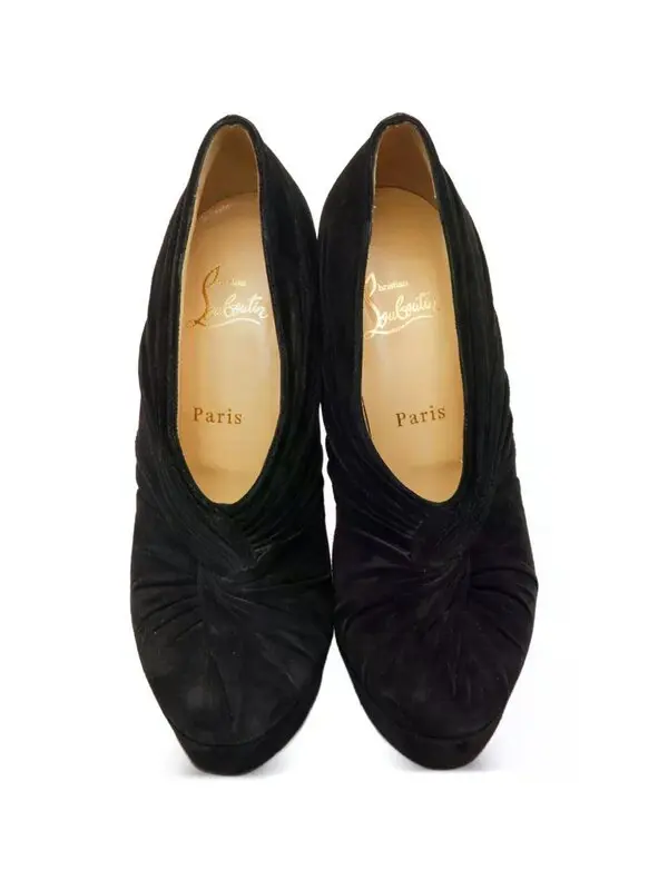 CHRISTIAN LOUBOUTIN Suede Platform Pumps