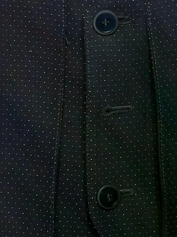Emporio Armani Dotted Vest-detail Blazer