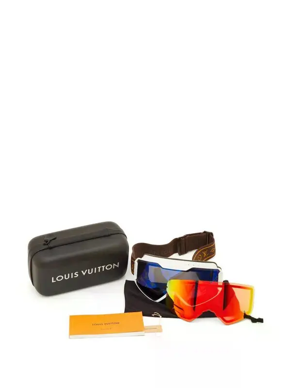 LOUIS VUITTON Monogram Ski Goggles