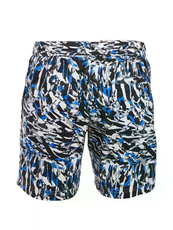Roberto Cavalli Abstract Print Swim Shorts