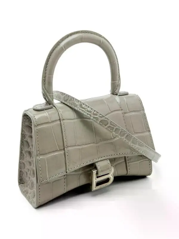Balenciaga Hourglass Shoulder Bag - Grey