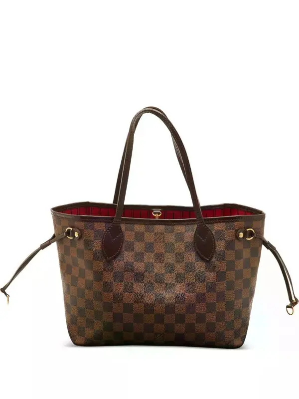 LOUIS VUITTON Monogram Neverfull Pm Tote Bag - Brown