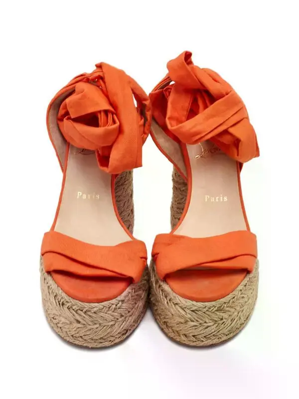 CHRISTIAN LOUBOUTIN Mariza Du Désert Platform Espadrilles