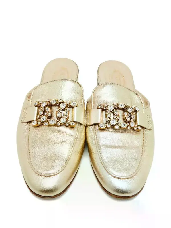 TOD'S Embellished Flat Mules