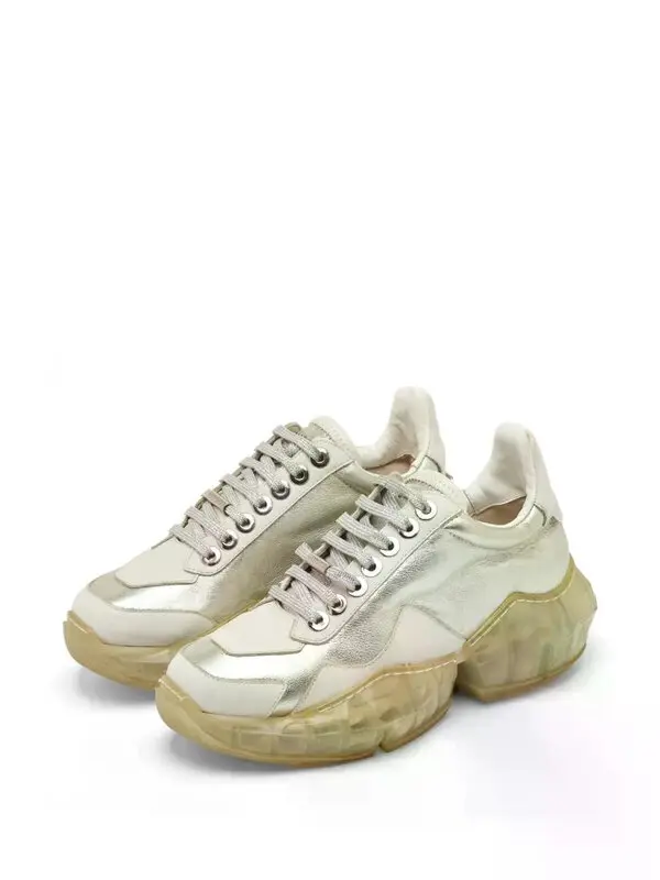 JIMMY CHOO Diamond Leather Sneakers