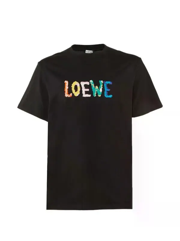 Loewe Anagram Embroidered T-shirt