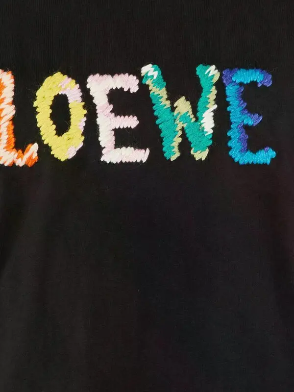 Loewe Anagram Embroidered T-shirt