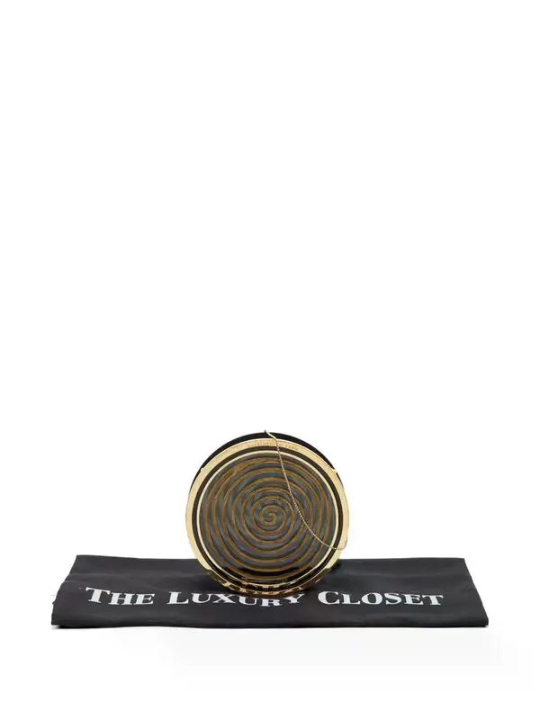 CHARLOTTE OLYMPIA Spiral Round Clutch Bag