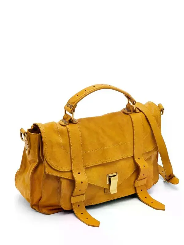 Proenza Schouler Ps1 Leather Top Handle Bag - Yellow