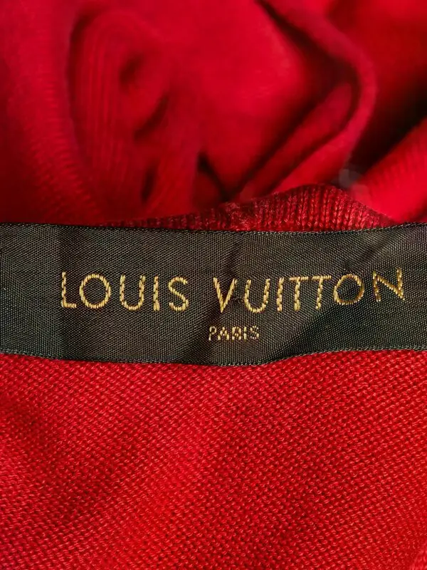 LOUIS VUITTON Logo-print Knit Hoodie
