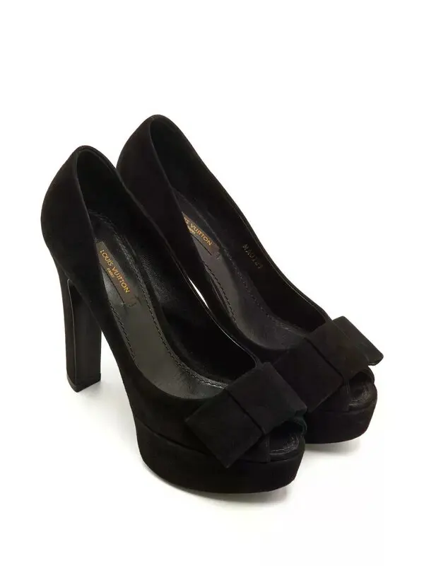 LOUIS VUITTON Peep-toe Platform Pumps