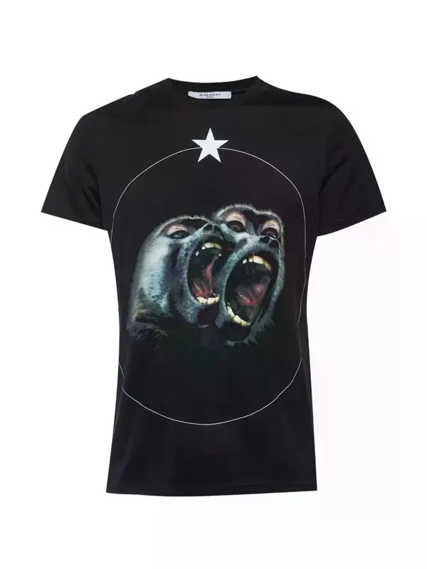 Givenchy Monkey Brothers Print T-shirt