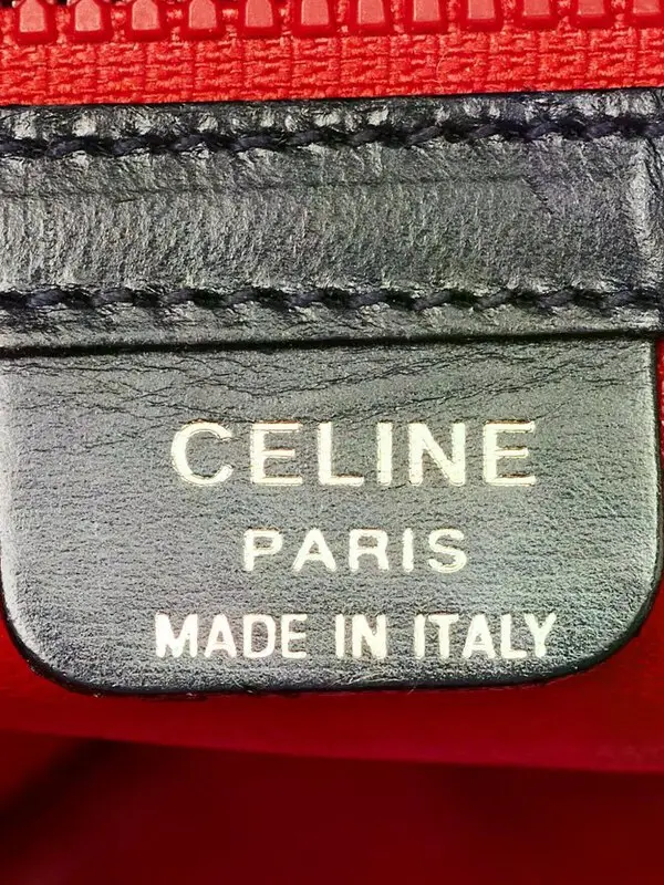 Celine Dome Leather Tote Bag