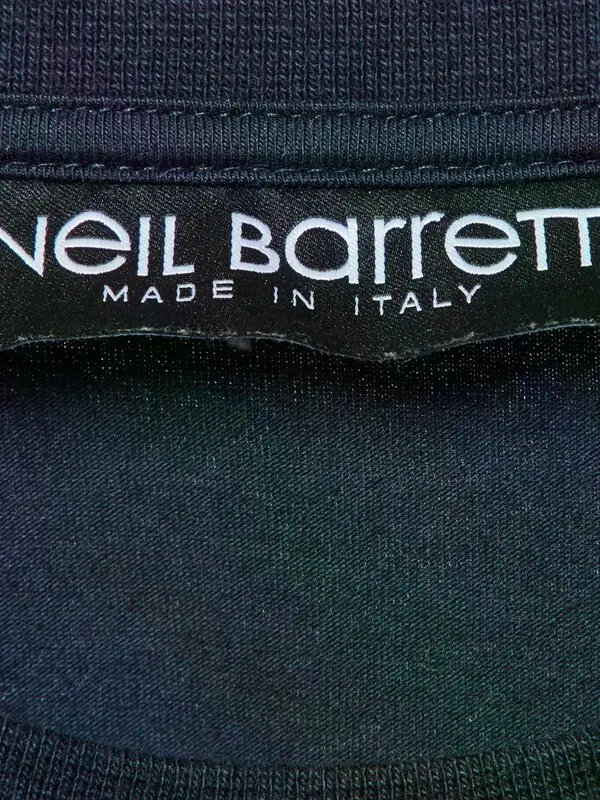 Neil Barrett Lightning-bolt Print Cotton T-shirt
